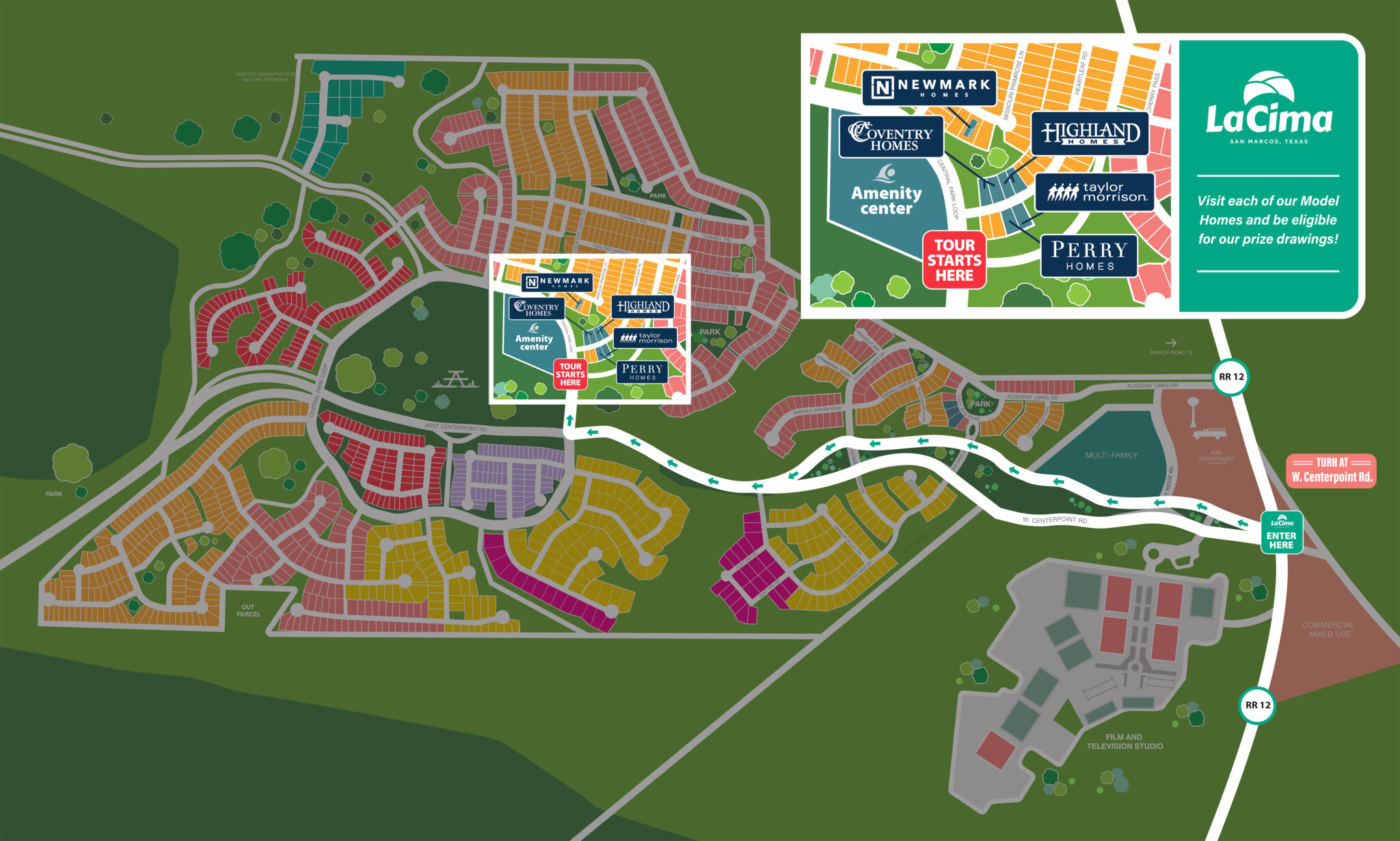 Tour Map - La Cima | San Marcos